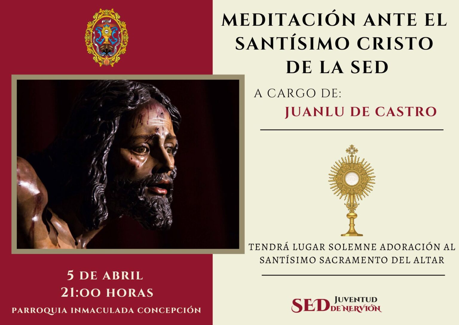 Juanlu de Castro pronuncia este sábado la Meditación al Santísimo ...